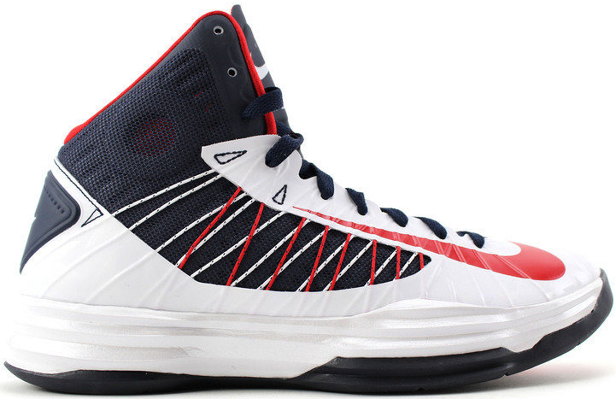 Nike Hyperdunk 2012 USA (Sport Pack) White/University Red-Obsidian ...