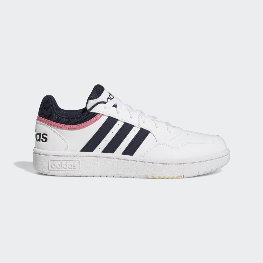 Adidas Hoops 3.0 Low Classic Cloud White / Legend Ink / Rose Tone (GW3037)