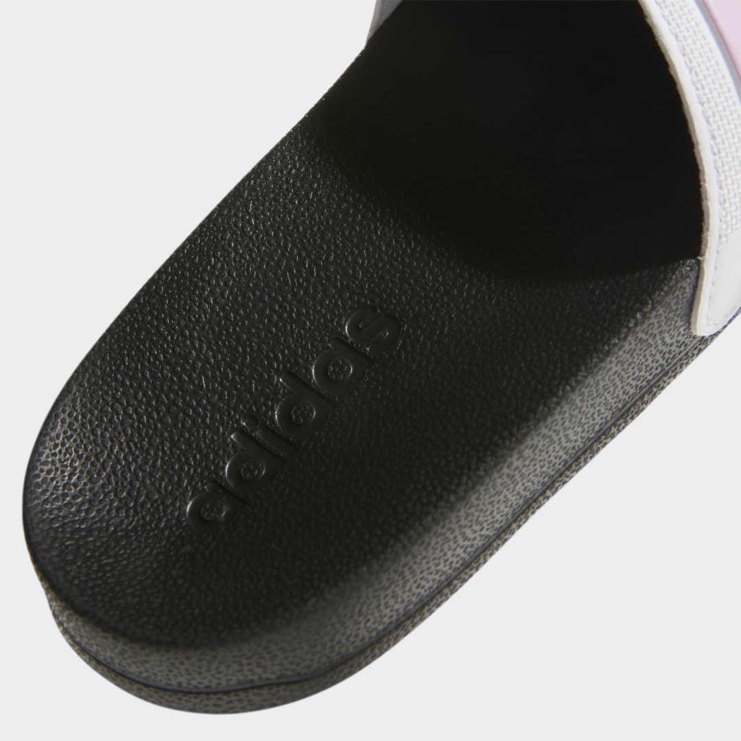 Adidas Adilette Shower Slides Cream White / Clear Lilac / Cloud White ...