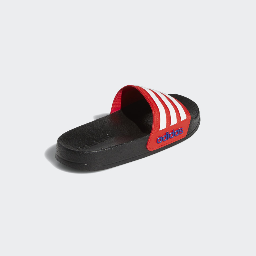 Adidas Adilette Shower Slides Core Black / Cloud White / Vivid Red (FY8844)