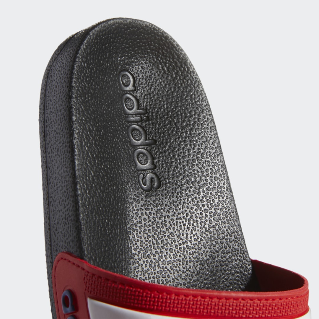 Adidas Adilette Shower Slides Core Black / Cloud White / Vivid Red (FY8844)