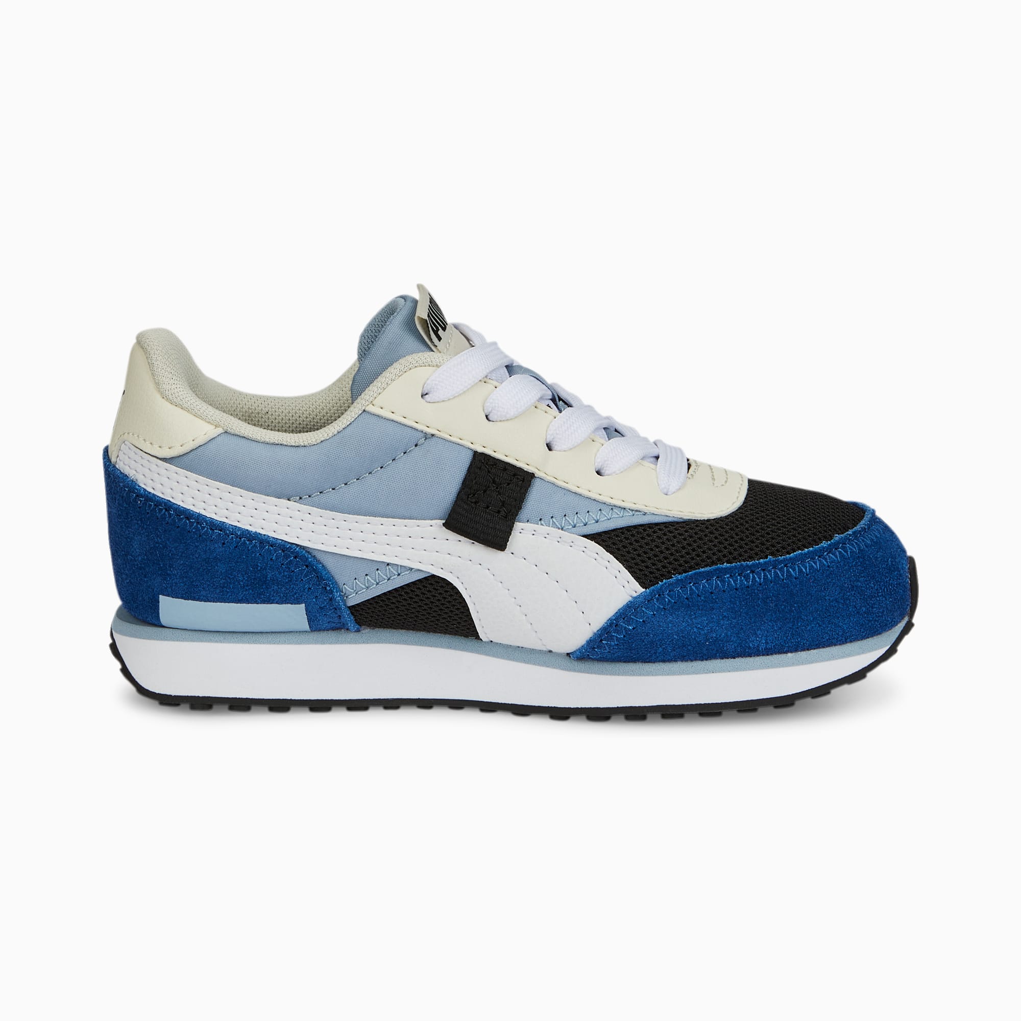PUMA Future Rider Splash Kids' Blue Wash/Black/White (381855-07)