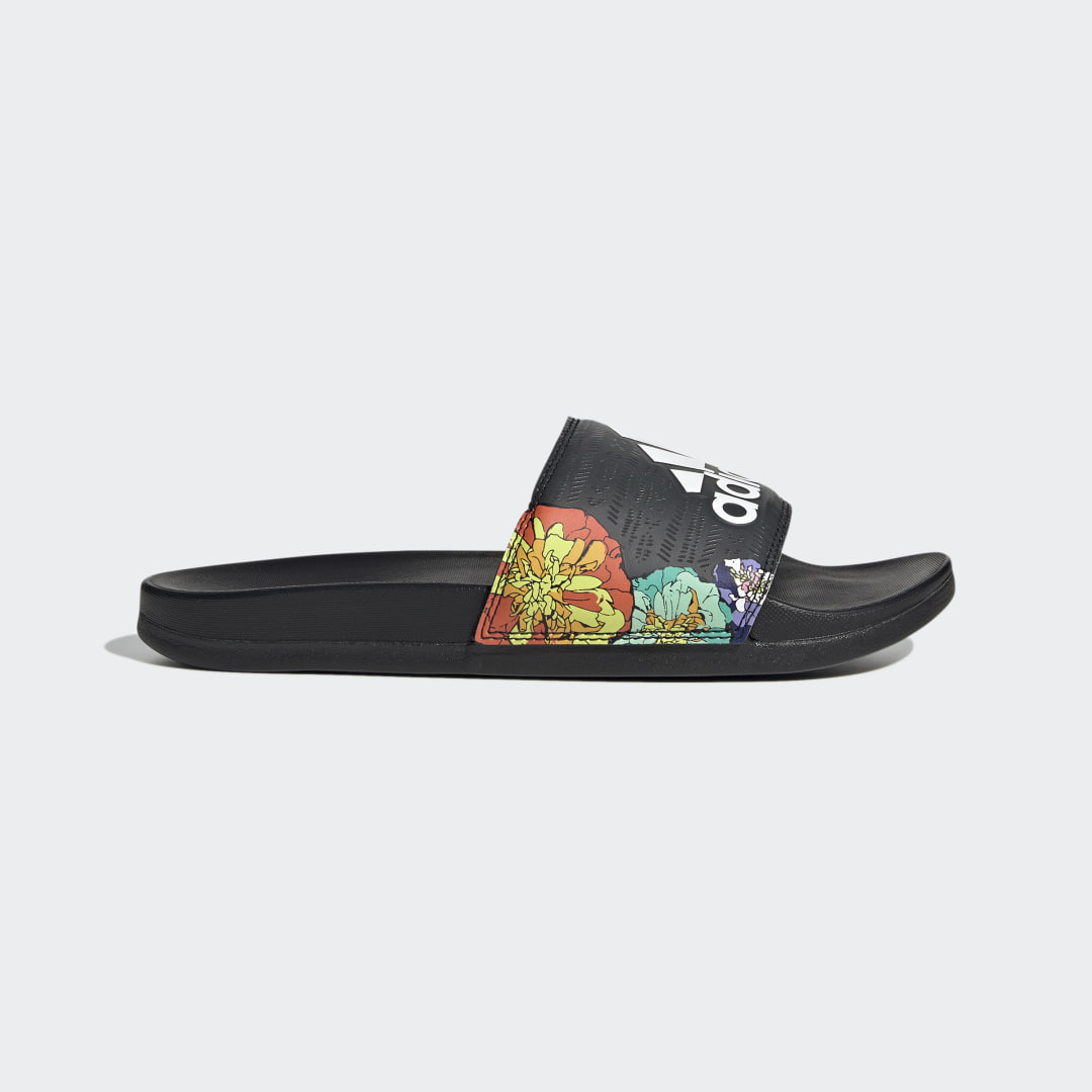 Adidas Adilette Comfort Slides Core Black / Cloud White / Core Black ...