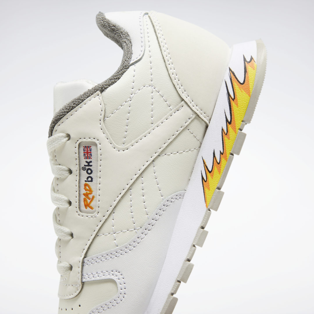 Reebok Power Rangers Classic Leather Shoes Chalk / Cloud White / Tin ...
