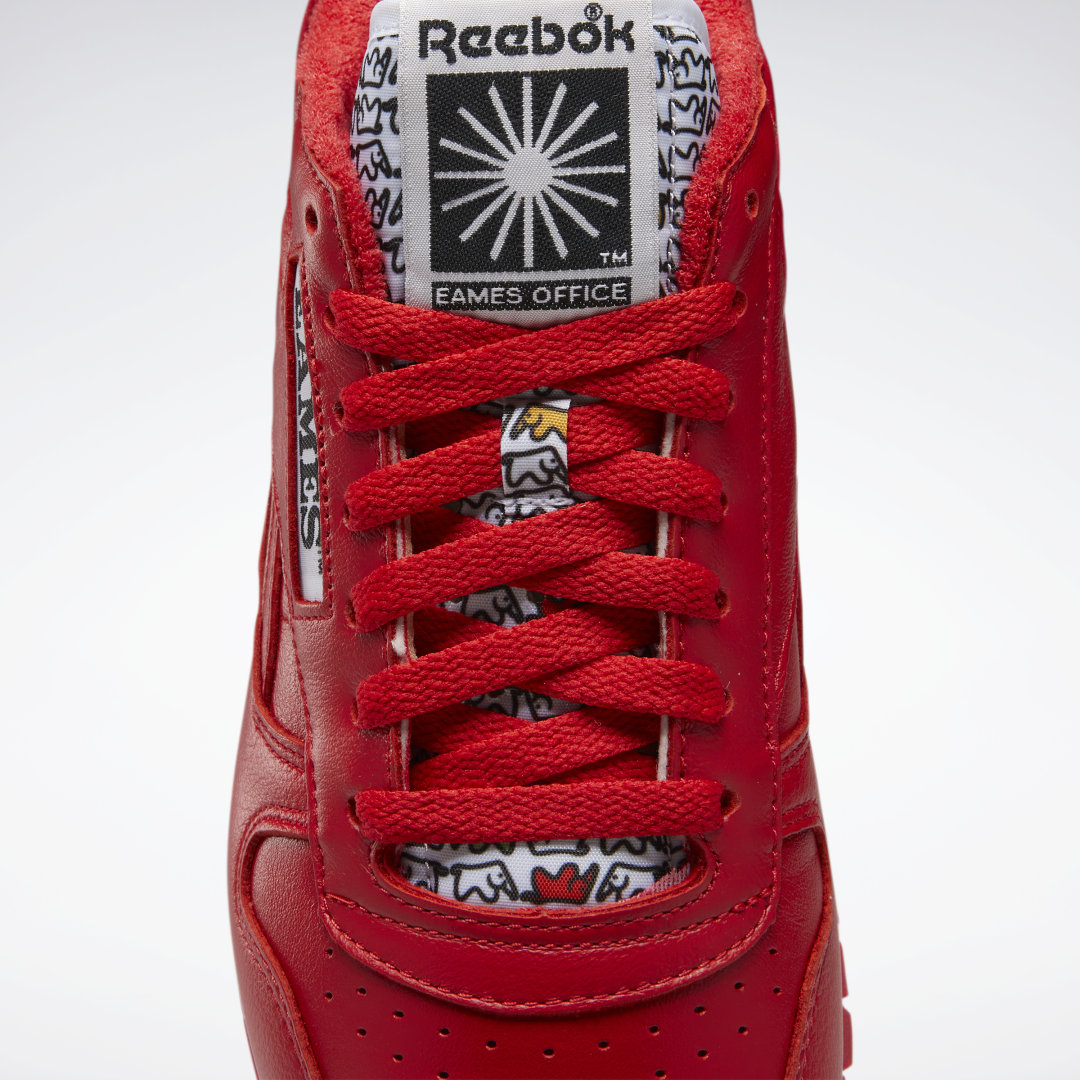 Reebok Eames Classic Leather Shoes Vector Red / Vector Red / Core Black ...