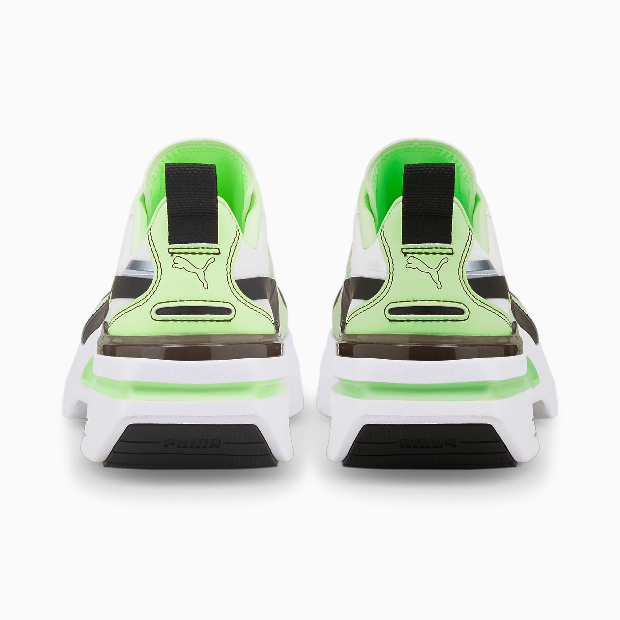 PUMA Kosmo Rider Women' White/Fizzy Lime (383113-01)