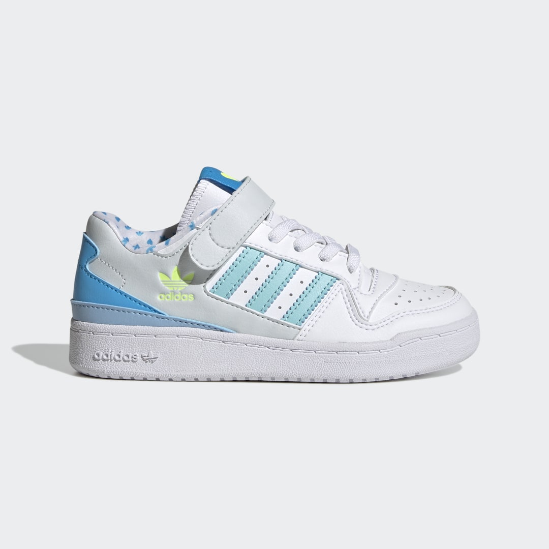 Adidas Forum Low Cloud White / Sky Rush / Clear Aqua (GZ0800)