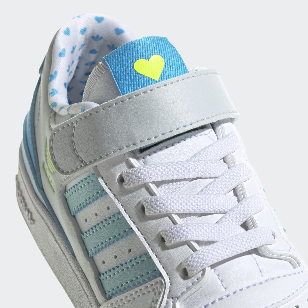 Adidas Forum Low Cloud White / Sky Rush / Clear Aqua (GZ0800)