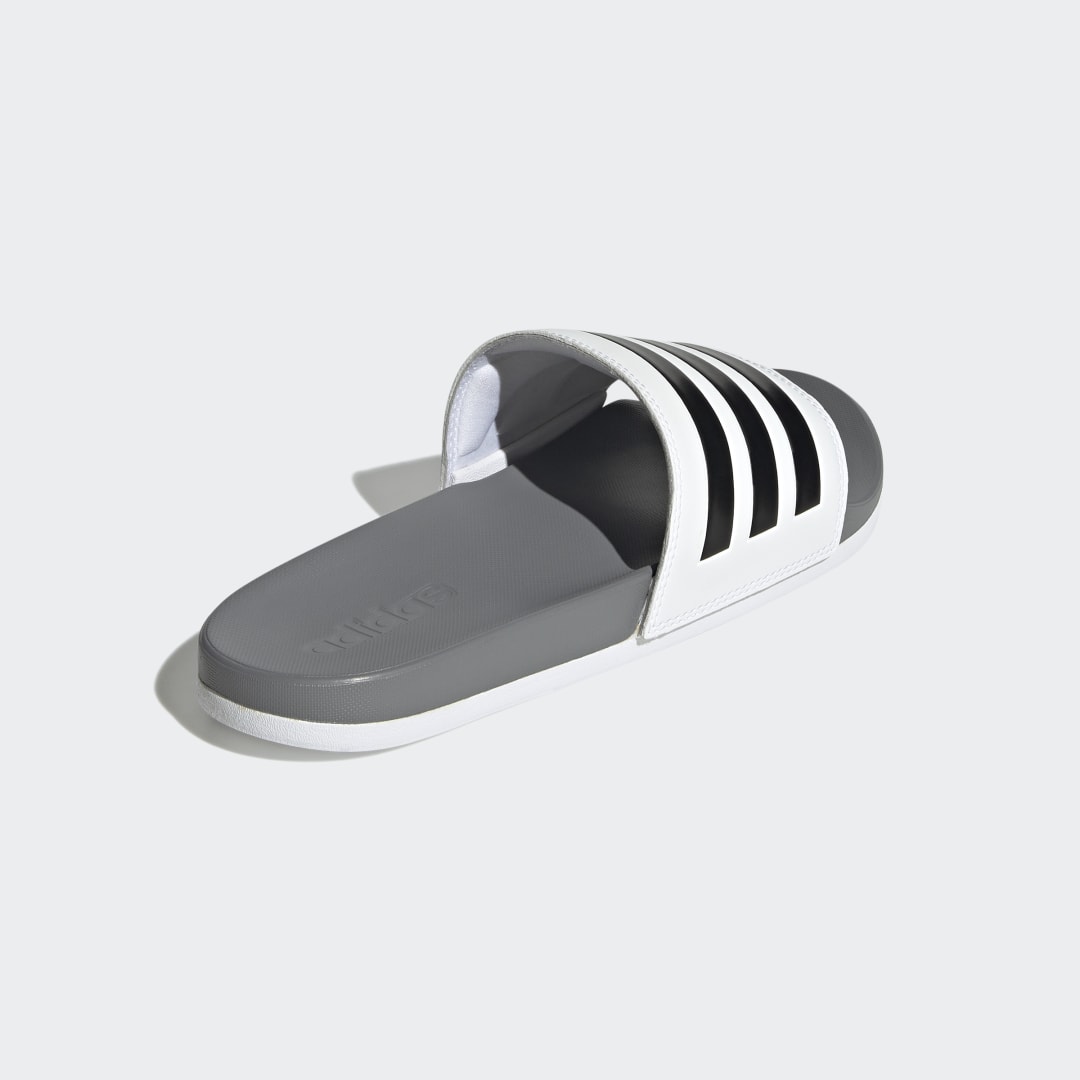 Adidas Adilette Comfort Slides Cloud White / Core Black / Grey Three ...