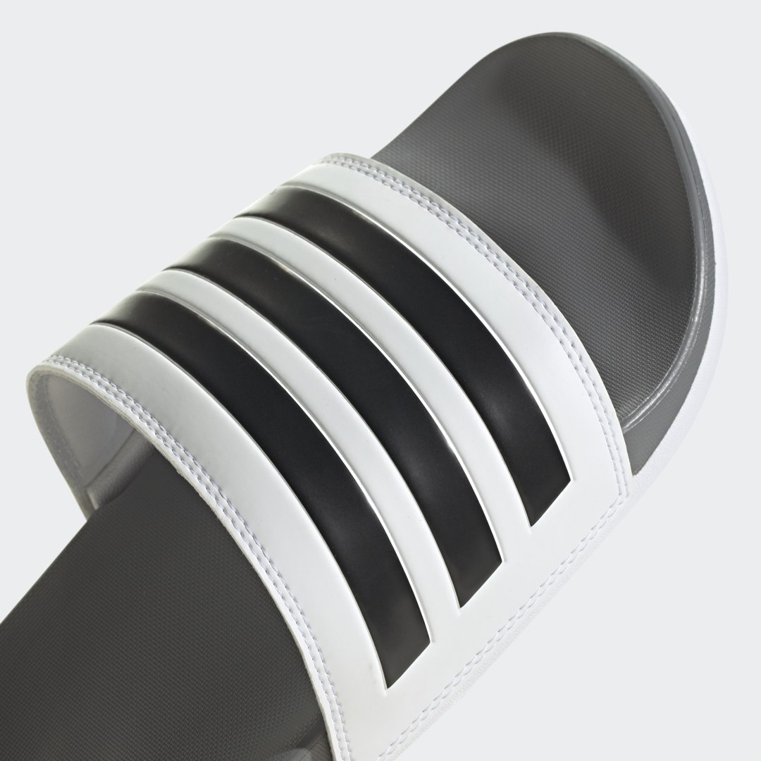 Adidas Adilette Comfort Slides Cloud White / Core Black / Grey Three ...