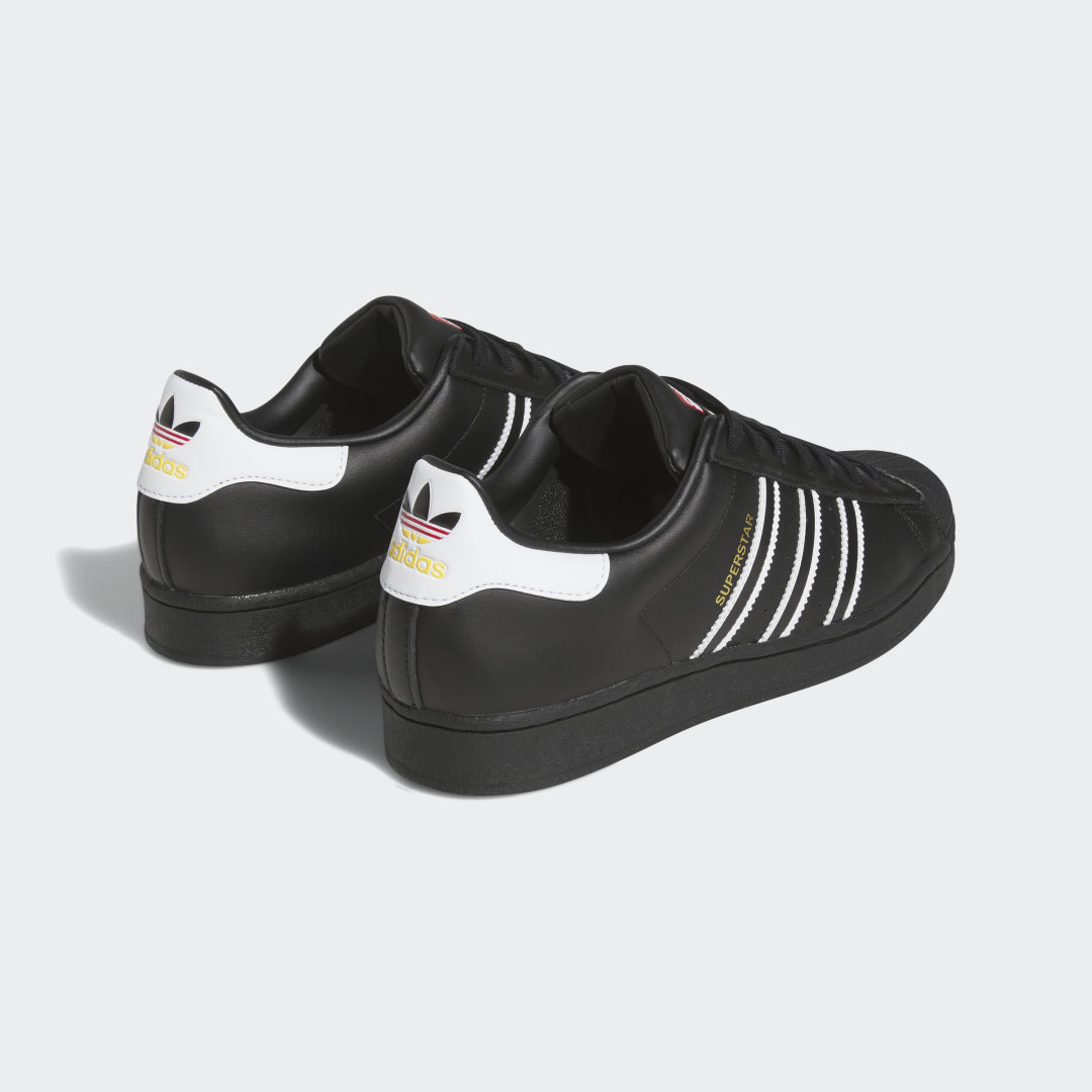 Adidas Superstar Core Black / Cloud White / Team Power Red (GX9877)