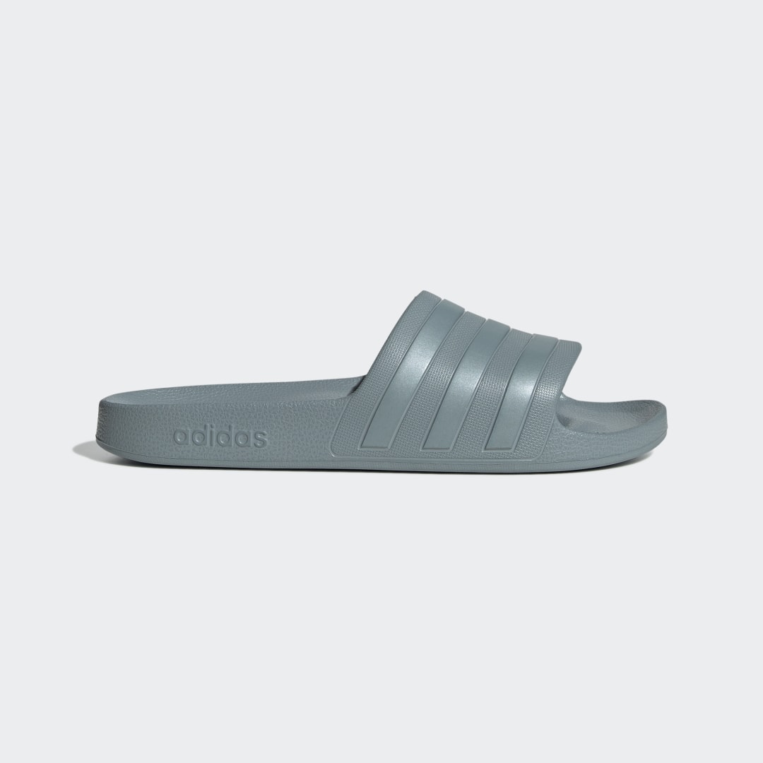 Adidas Adilette Aqua Slides Magic Grey / Magic Grey Met / Magic Grey ...