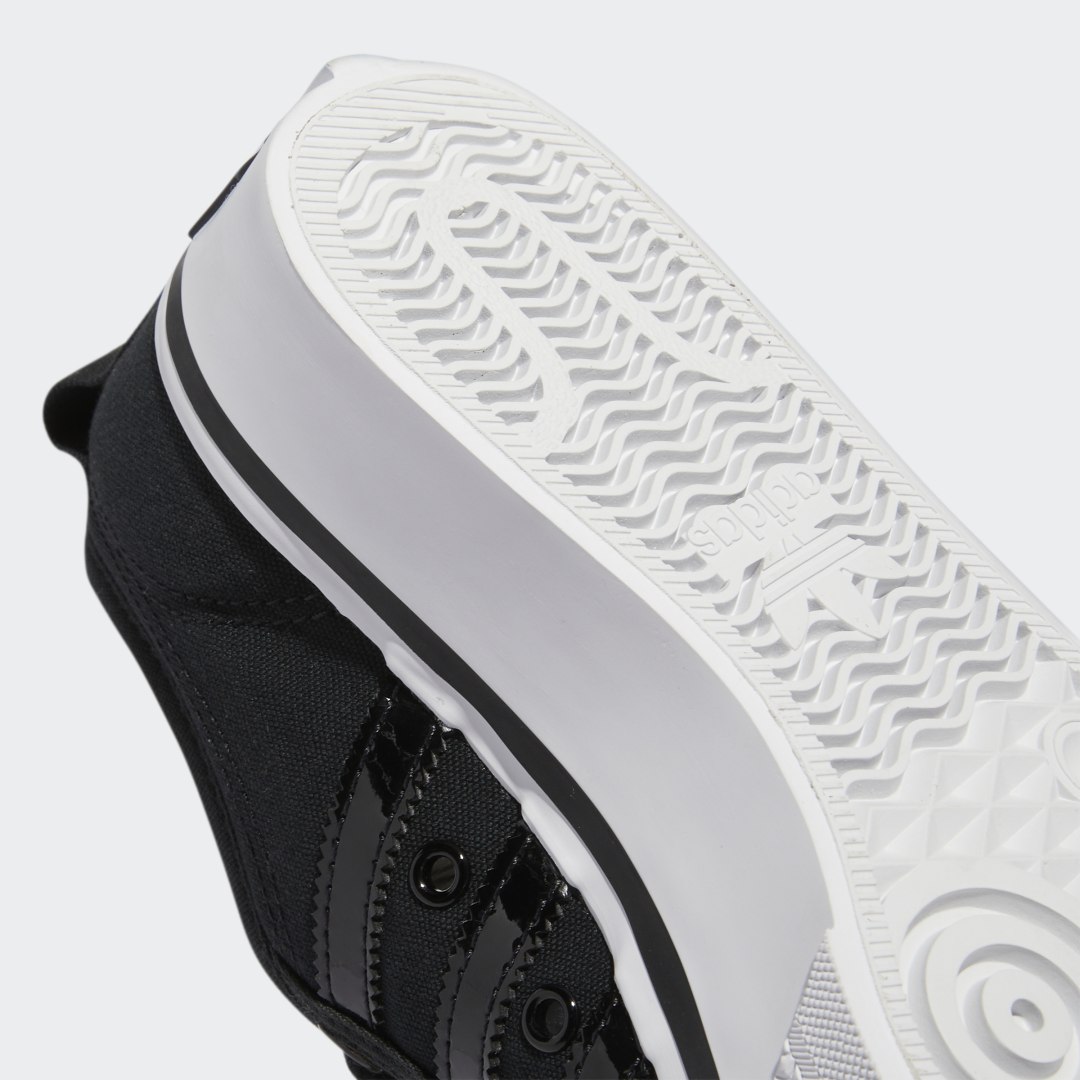 Adidas Nizza Platform Core Black / Cloud White / Solar Pink (GX8365)